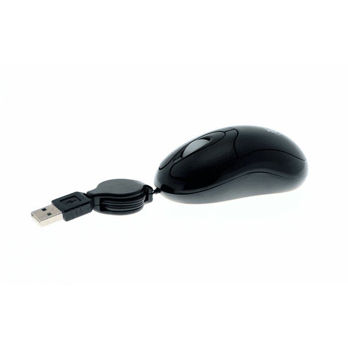 XTech Optical Mouse with Retractable Cable XTM-150: Experience convenient and reliable ...